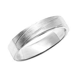 UNIQUE Ring für Herren aus 925er Silber, teilmattiert