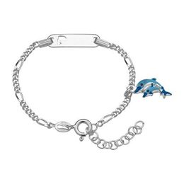 UNIQUE Armband für Kinder Silber gravierbar Delfin