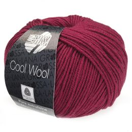 Cool Wool Merino von Lana Grossa, Bordeauxrot, aus Schurwolle