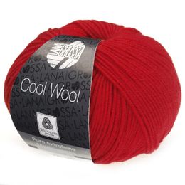 Cool Wool Merino von Lana Grossa, Leuchtend Rot, aus Schurwolle