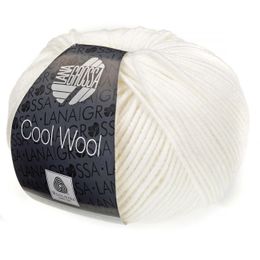 Cool Wool Merino von Lana Grossa, Wei&szlig;, aus Schurwolle