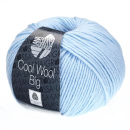 Cool Wool Big von Lana Grossa, Aquablau, aus Schurwolle