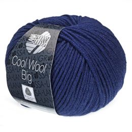 Cool Wool Big von Lana Grossa, Marine, aus Schurwolle