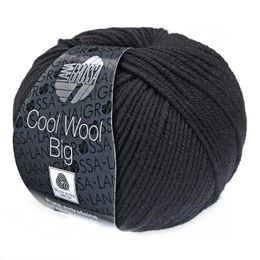 Cool Wool Big von Lana Grossa, Schwarz, aus Schurwolle