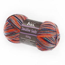 Sockenwolle Sensitive Socks von KKK, Multi-Color, aus Polyacryl