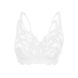 Sassa Mode sassa B&uuml;gel-BH 'CLASSIC LACE' Damen Gr&ouml;&szlig;e 90 wei&szlig;