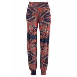 Lascana Strandhose Damen Gr&ouml;&szlig;e 38 marine / orange