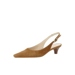 Evita Sling Pumps 'Lia' Damen Gr&ouml;&szlig;e 35 cognac