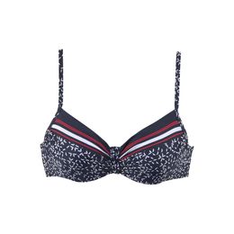 Lascana Bikini Top 'Minimal' female Blue size 38