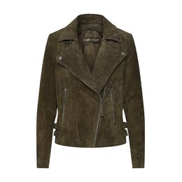 Freaky Nation Lederjacke 'Taxi Driver' Damen Gr&ouml;&szlig;e S oliv