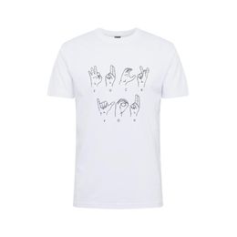 Mister Tee Shirt 'FU Sign Language' male White size M