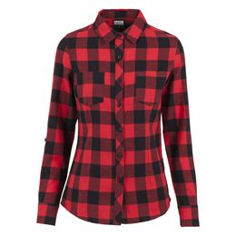 Urban Classics Blouse female size S Fire red / Black