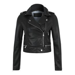 Oakwood Biker-Jacke Damen Gr&ouml;&szlig;e L schwarz