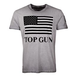 Top Gun T-Shirt 'Search' Herren Gr&ouml;&szlig;e XXL grau / schwarz
