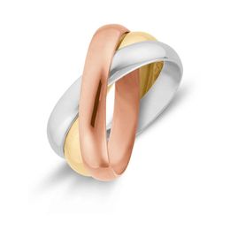 Christ Ring Damen Gr&ouml;&szlig;e 56 gold / rosegold / silber