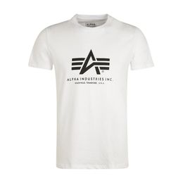 Alpha Industries T-Shirt Herren Größe XXS schwarz / weiß