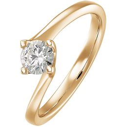 Christ Ring 'Diamonds' Damen Gr&ouml;&szlig;e 56 gold / wei&szlig;