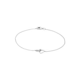 Elli Bracelet 'Doppelherz' female Silver size 18