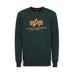 Alpha Industries Sweatshirt Herren Gr&ouml;&szlig;e XXXL tanne / mandarine / rot / wei&szlig;