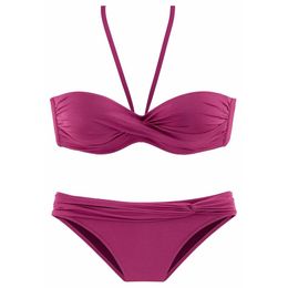 Lascana Bikini 'Wire' Damen Größe XXS/XS lila