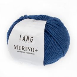 Merino+ von Lang Yarns, Jeans-Blau, aus Schurwolle