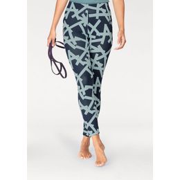 Große Größen: adidas Performance Leggings »ESSENTIALS ALL OVER PRINT TIGHT«, grün, Gr.XXL