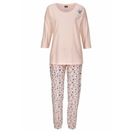 Große Größen: Vivance Dreams Pyjama, rosé, Gr.48/50