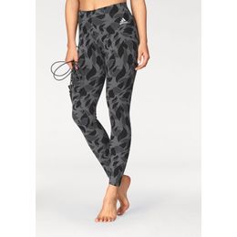 Große Größen: adidas Performance Leggings »ESSENTIALS ALL OVER PRINT TIGHT«, schwarz, Gr.M