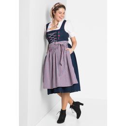 sheego Große Größen: Dirndl mit Schürze 2tlg., blue Denim, Gr.56