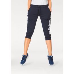 Große Größen: adidas Performance 3/4-Hose »ESSENTIALS LINEAR 3/4 PANT«, marine-weiß, Gr.XL