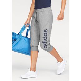 Große Größen: adidas Performance 3/4-Hose »ESSENTIALS LINEAR 3/4 PANT«, hellgrau, Gr.L