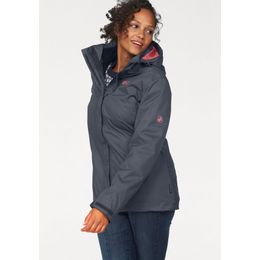 Jack Wolfskin Große Größen: 3-in-1-Funktionsjacke, anthrazit, Gr.46