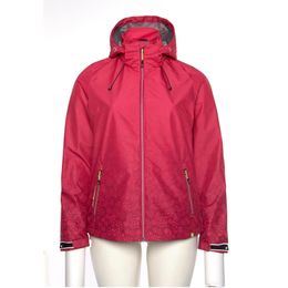 Killtec Große Größen: Regenjacke wasserabweisend Kapuze windddicht, pink, Gr.48