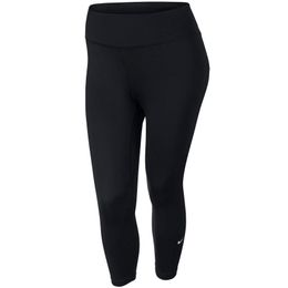 Große Größen: Nike Funktionstights »WOMEN NikeK ONE CROP PLUS SIZE«, schwarz, Gr.XXL