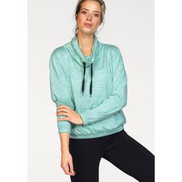 Große Größen: OCEAN SPORTSWEAR Sweatshirt, türkis meliert, Gr.44/46