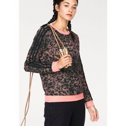 Große Größen: adidas Performance Sweatshirt »WOMAN ESSENTIAL AOP SWEATSHIRT«, rosa, Gr.XXL