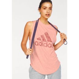 Große Größen: adidas Performance Tanktop »WINNERS M TEE«, rosa, Gr.M