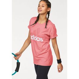 Große Größen: adidas Performance T-Shirt »ESSENTIALS LINEAR LOOSE TEE«, rosa, Gr.M