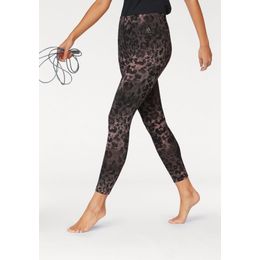 Große Größen: adidas Performance Funktionstights »WOMAN ESSENTIAL AOP TIGHT«, rosa bedruckt, Gr.M