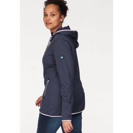 Große Größen: Polarino Sweatjacke, rauchblau, Gr.52/54