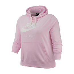 Nike Sportswear Große Größen: Kapuzensweatshirt, rosa, Gr.XXXL