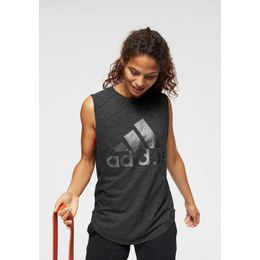 adidas Performance Große Größen: Tanktop, schwarz, Gr.L