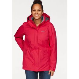 Große Größen: Jack Wolfskin Winterjacke »GRANVILLE«, rot, Gr.50