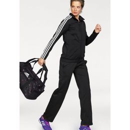 Große Größen: adidas Performance Trainingsanzug »BACK2 3S TRACKSUIT« (Set, 2 tlg.), schwarz, Gr.L