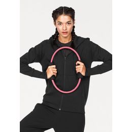 Große Größen: adidas Performance Kapuzensweatjacke »W ID STADIUM HOODIE«, schwarz, Gr.L