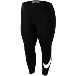 Große Größen: Nike Sportswear Leggings »WOMEN Nike Sportswear LEGGINGS SWOOSH PLUS SIZE«, schwarz, Gr.XXL