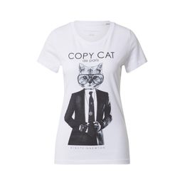 Einstein Newton Einstein & Newton T-Shirt 'Copy Cat' Damen Gr&ouml;&szlig;e S schwarz / wei&szlig;