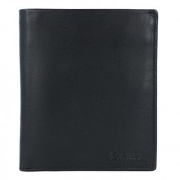 Esquire New Silk Geldbörse Leder 10.5 cm schwarz