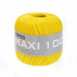 Maxi 100 von BellaLana , Gelb, aus Baumwolle