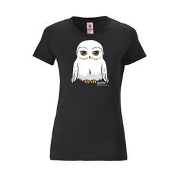 logoshirt T-Shirt Damen Gr&ouml;&szlig;e L schwarz / wei&szlig;
